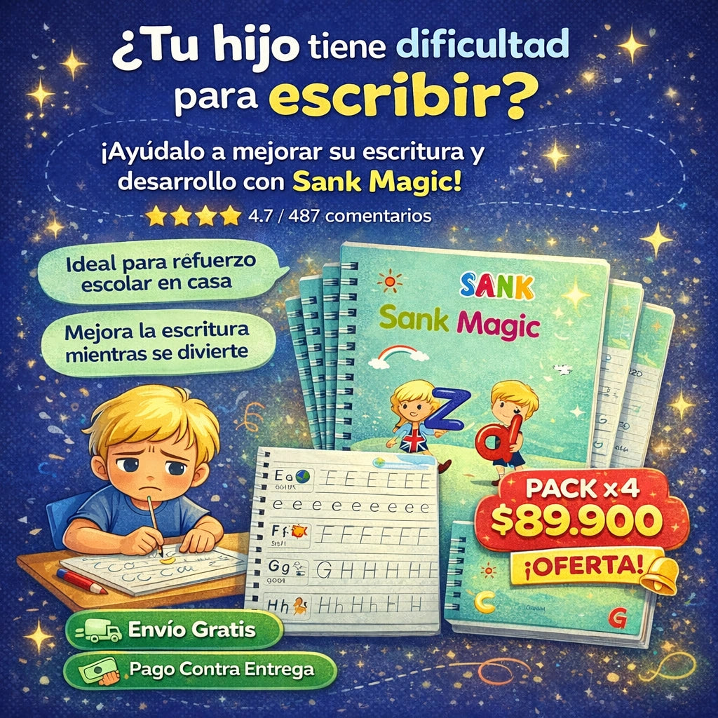 PACK X4 SANK MAGIC: Donde la Escritura se Vuelve un Juego | ORIGINAL ...
